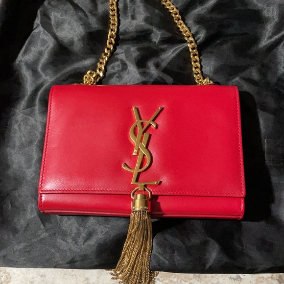 Yves Saint Laurent | Bags | Ysl Kate Small Tassel Chain Shoulder Bag ...
